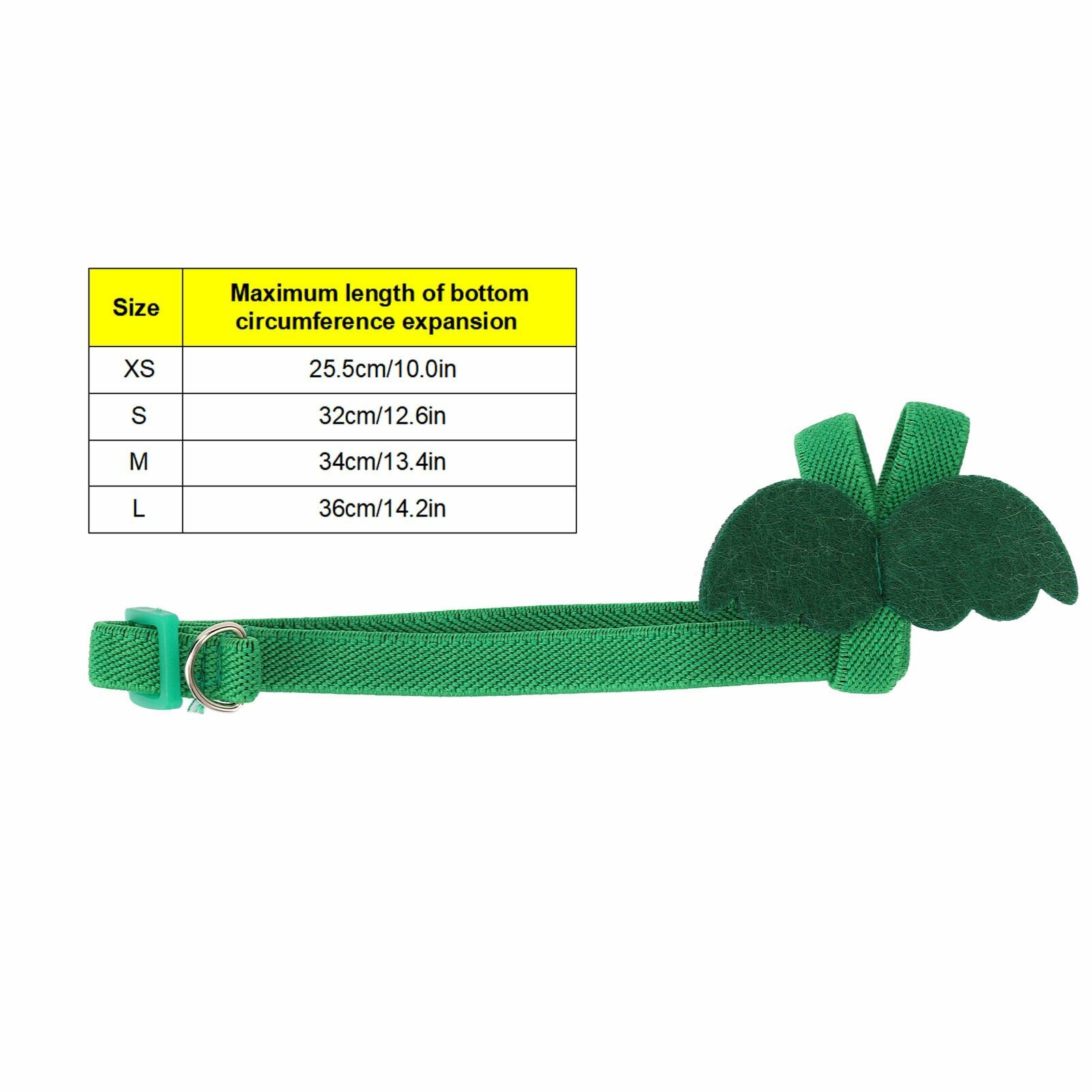 Поводок для попугая Регулируемый эластичный устойчивый к укусам эргономичный поводок для домашних животных Тяговая веревка с милыми крыльями L Зеленый
