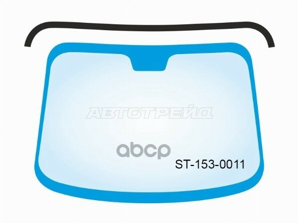 Молдинг лобового стекла (Сверху) Toyota Land Cruiser Prado (J150) 09-24 / Lexus GX 09-19 Sat арт. ST1530011