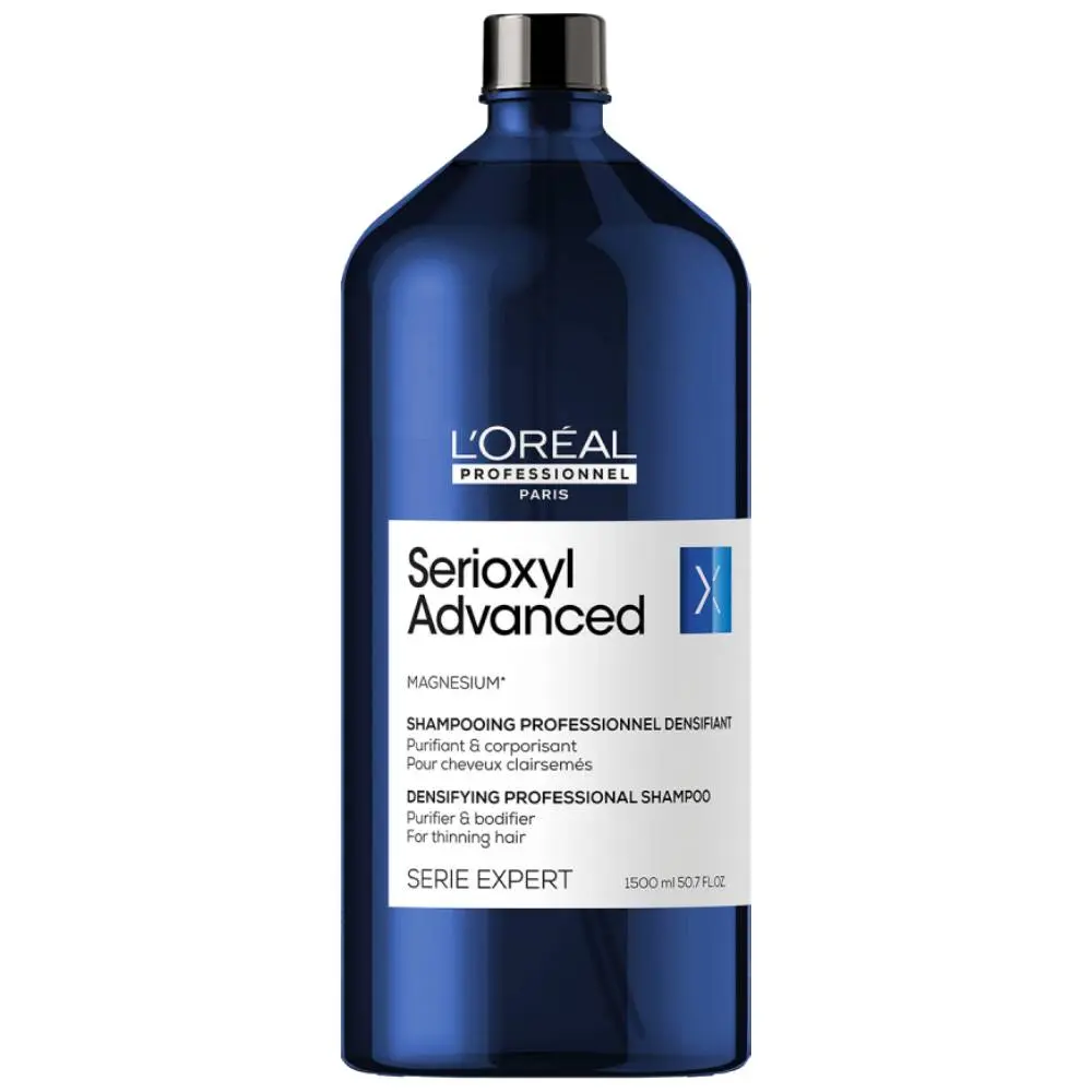 Loreal Serioxyl Advanced- Шампунь для очищения и уплотнения волос 1500 мл
