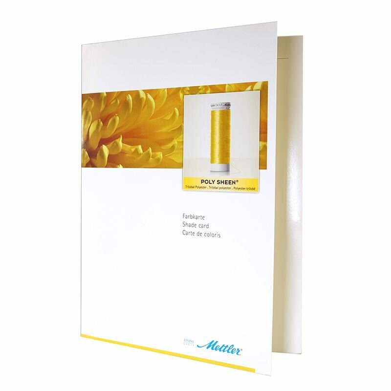 Цветовая карта METTLER "Poly Sheen", белая, А4