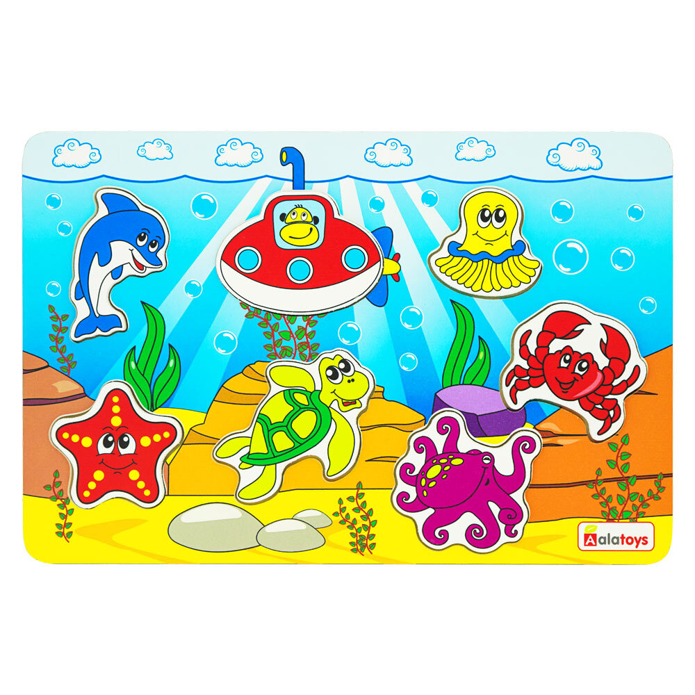 Рамка-вкладыш Alatoys Океан (ПЗЛ2117)