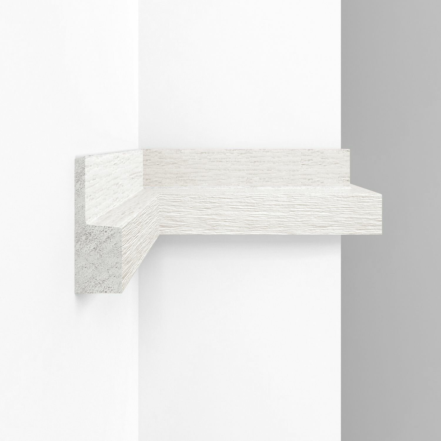 Молдинг D305-1070 для стен, на потолок, декоративный плинтус, Decomaster 9 шт, 61х21х2000 мм