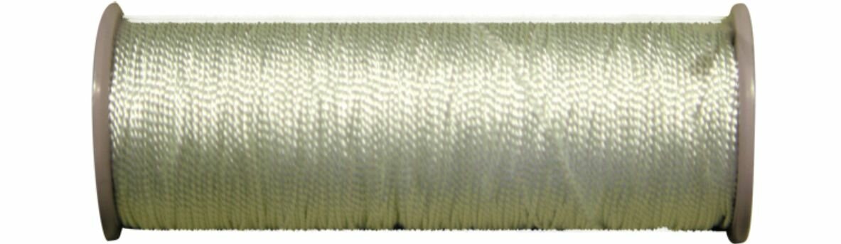 Шнур разметочный капроновый (шнурка) 1,5 мм х 50 м белый