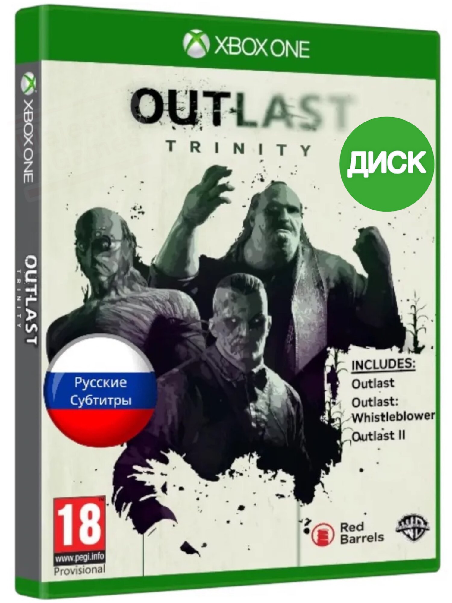 Игра Outlast Trinity (Диск, Xbox One, Xbox Series X, Русские субтитры)