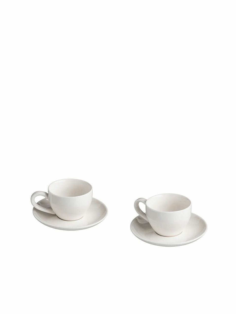 Чашки с блюдцем для эспрессо Kvist 50 мл, 2 пары
