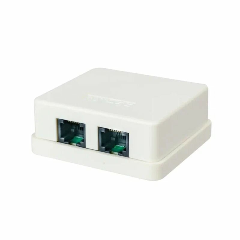 Набор 2шт. Компьютерная розетка 2 x RJ-45 двойная rj45 для компьютера Электромеханика