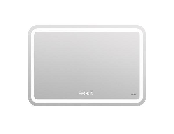 Зеркало Cersanit LED DESIGN PRO 050 80 (80x55) с подсветкой хол/тепл, часы, антизапотевание
