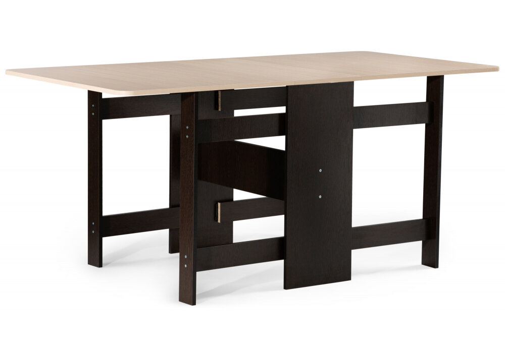 Стол-книжка Woodville Йентель венге/дуб молочный 4958671001