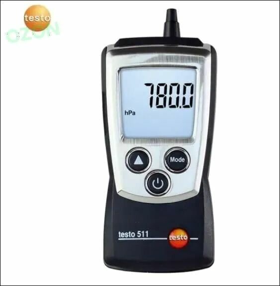Цифровой высокоточный дифференциальный манометр, Testo 511, манометр абсолютного давления, портативный