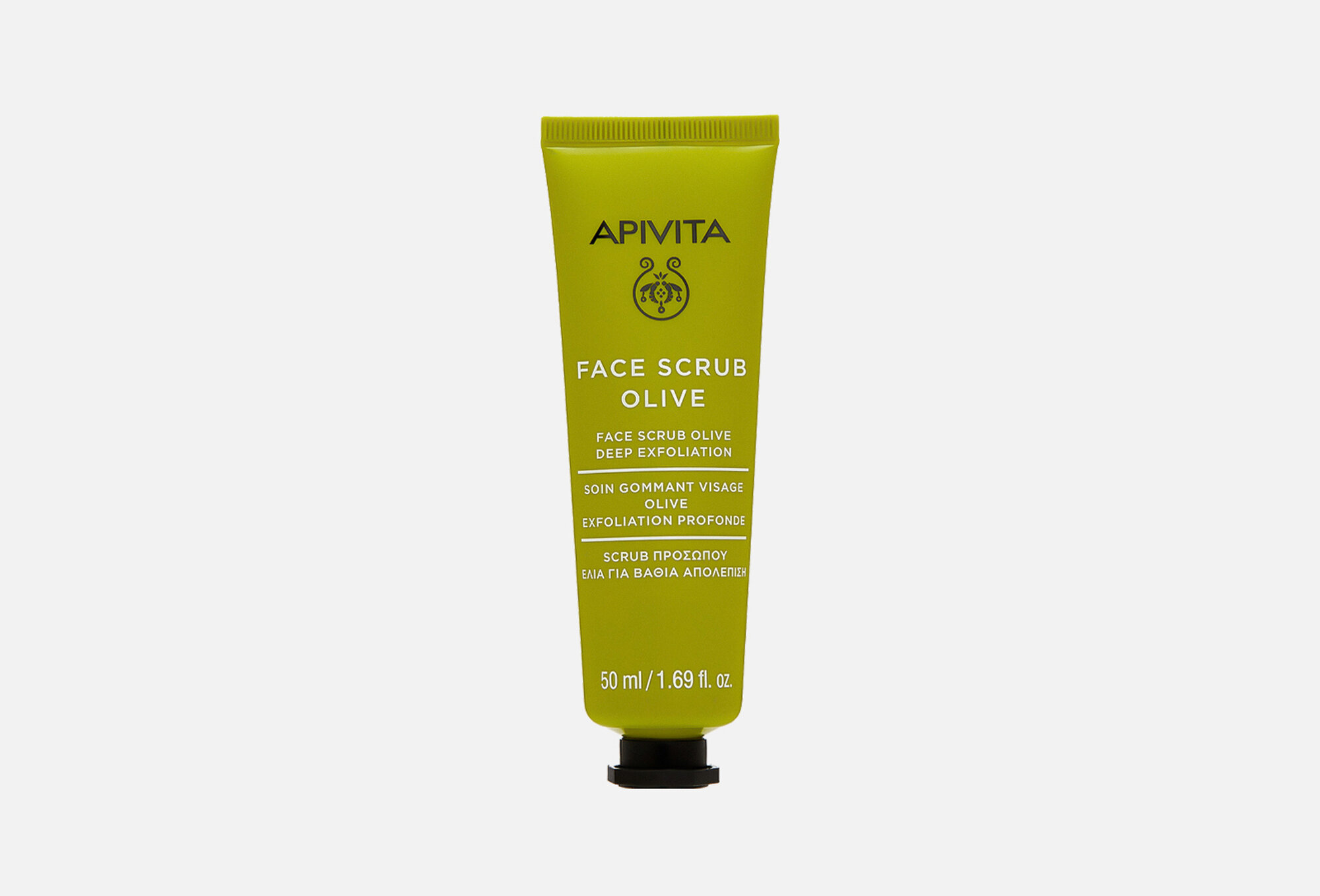 Интенсивный скраб-эксфолиант для лица APIVITA FACE SCRUB OLIVE DEEP EXFOLIATION 50 мл