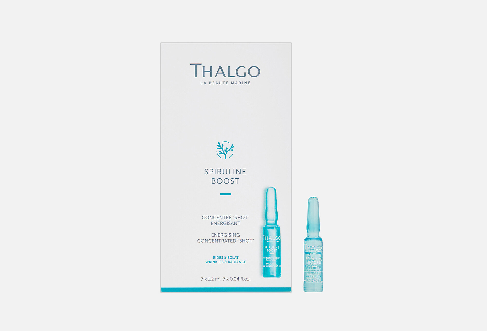 Концентрат для сияния кожи и коррекции морщин THALGO Energising concentrated shot 1.2 мл