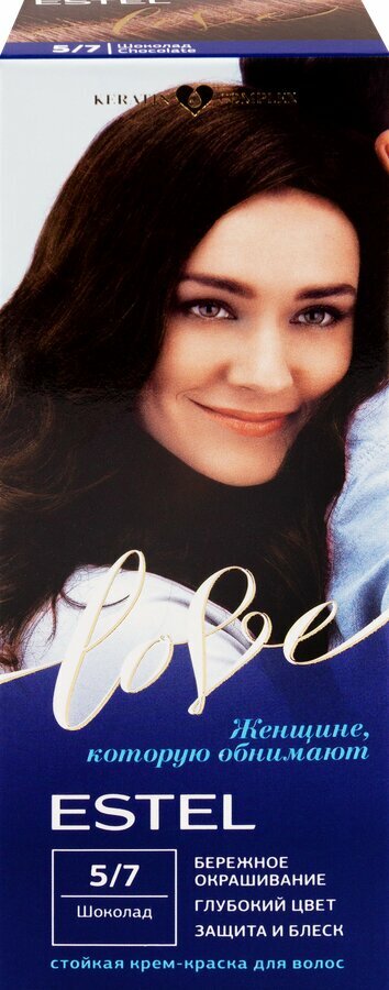 Крем-краска для волос ESTEL Love 5/7 Шоколад, 115мл