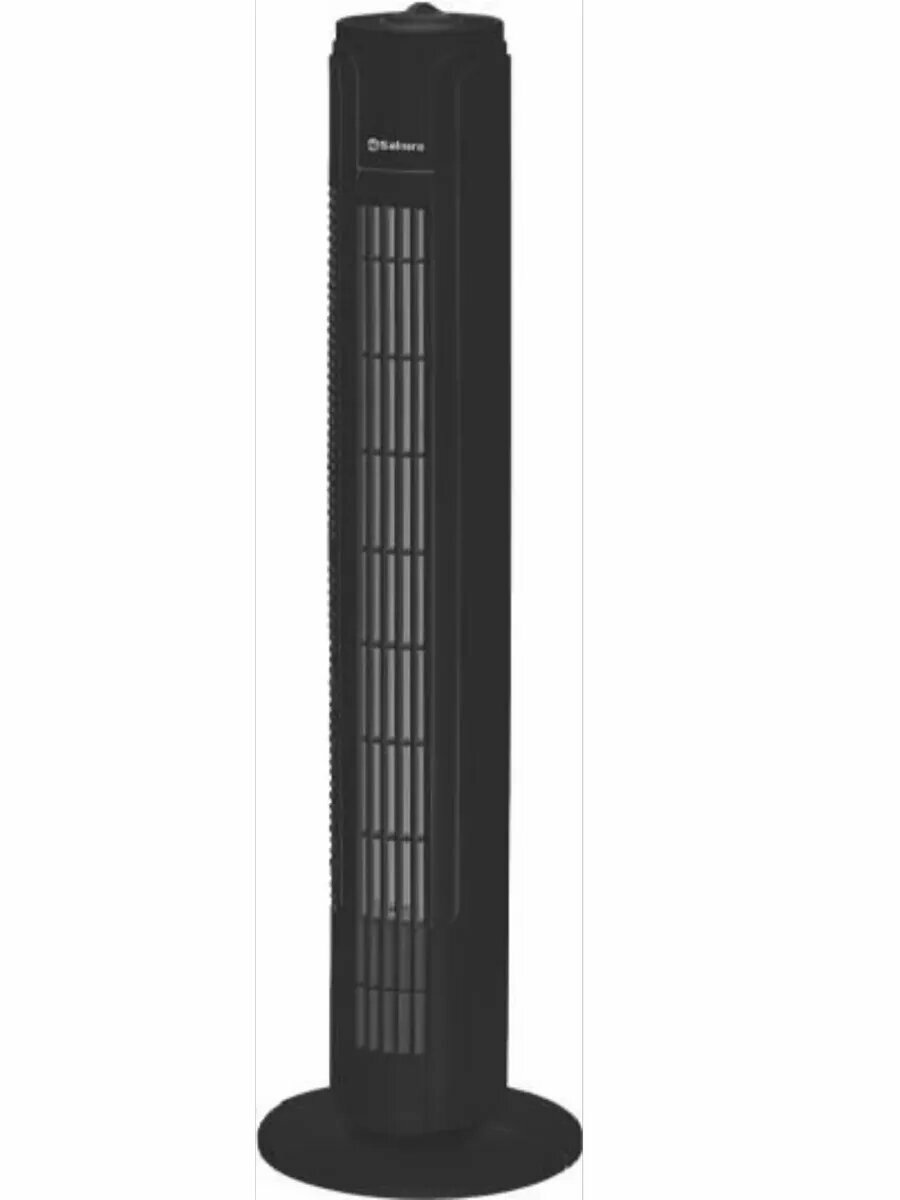 Вентилятор-колонна бытовой напольный SA-19BK Черный 45Вт