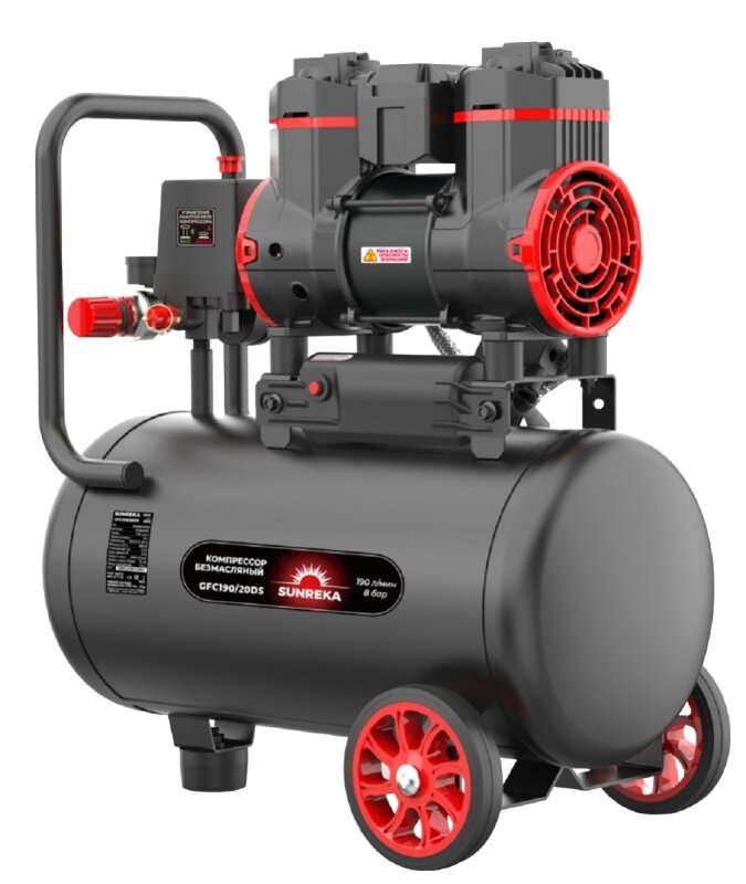 Компрессор безмасляный SUNREKA GFC190/20DS
