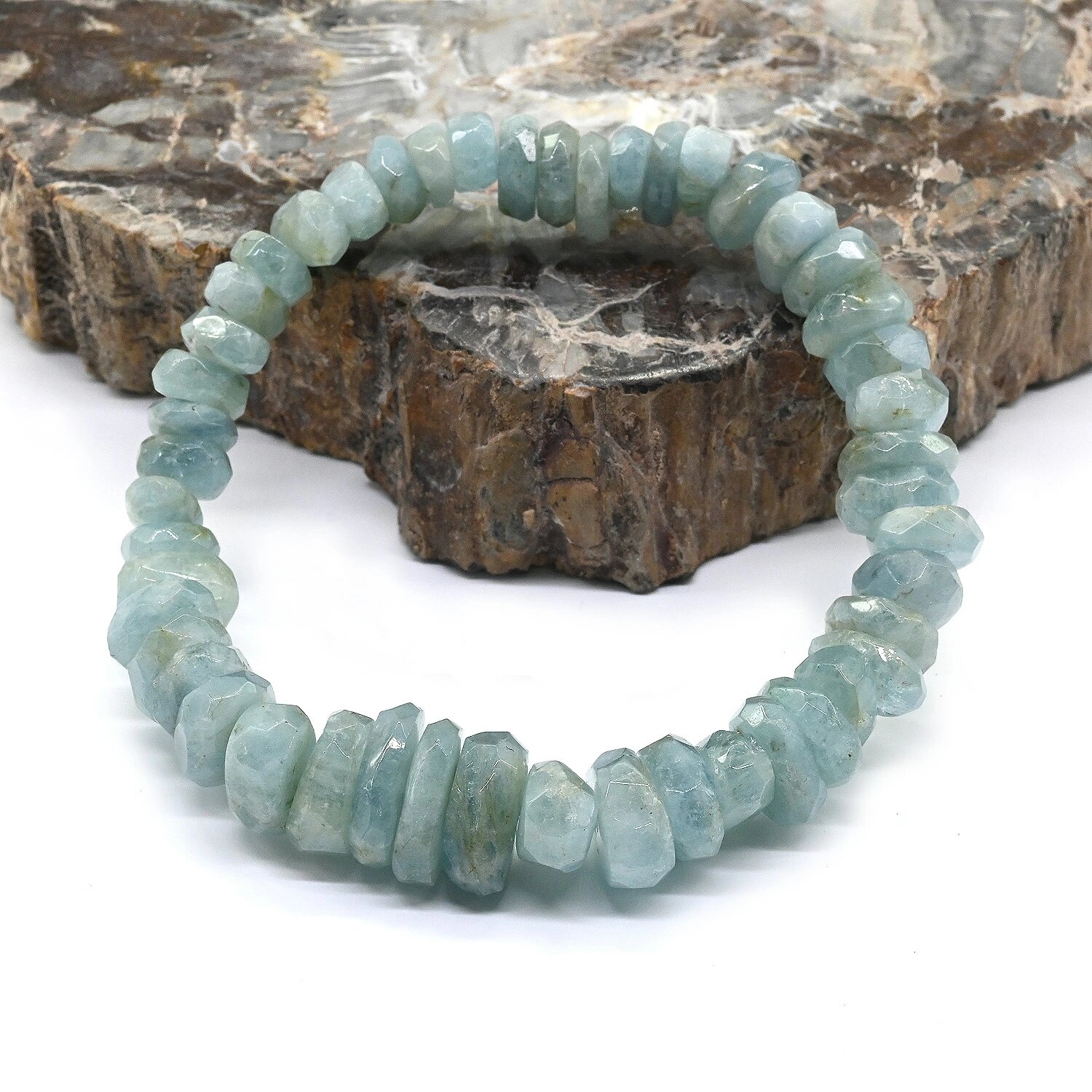 Браслет, аквамарин