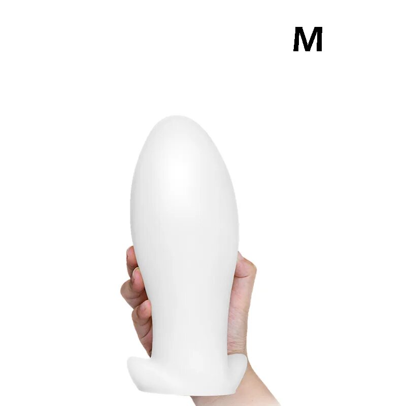 Прямые продажи с фабрики огромная Анальная пробка для женщин мужчин взрослые игры большой White M