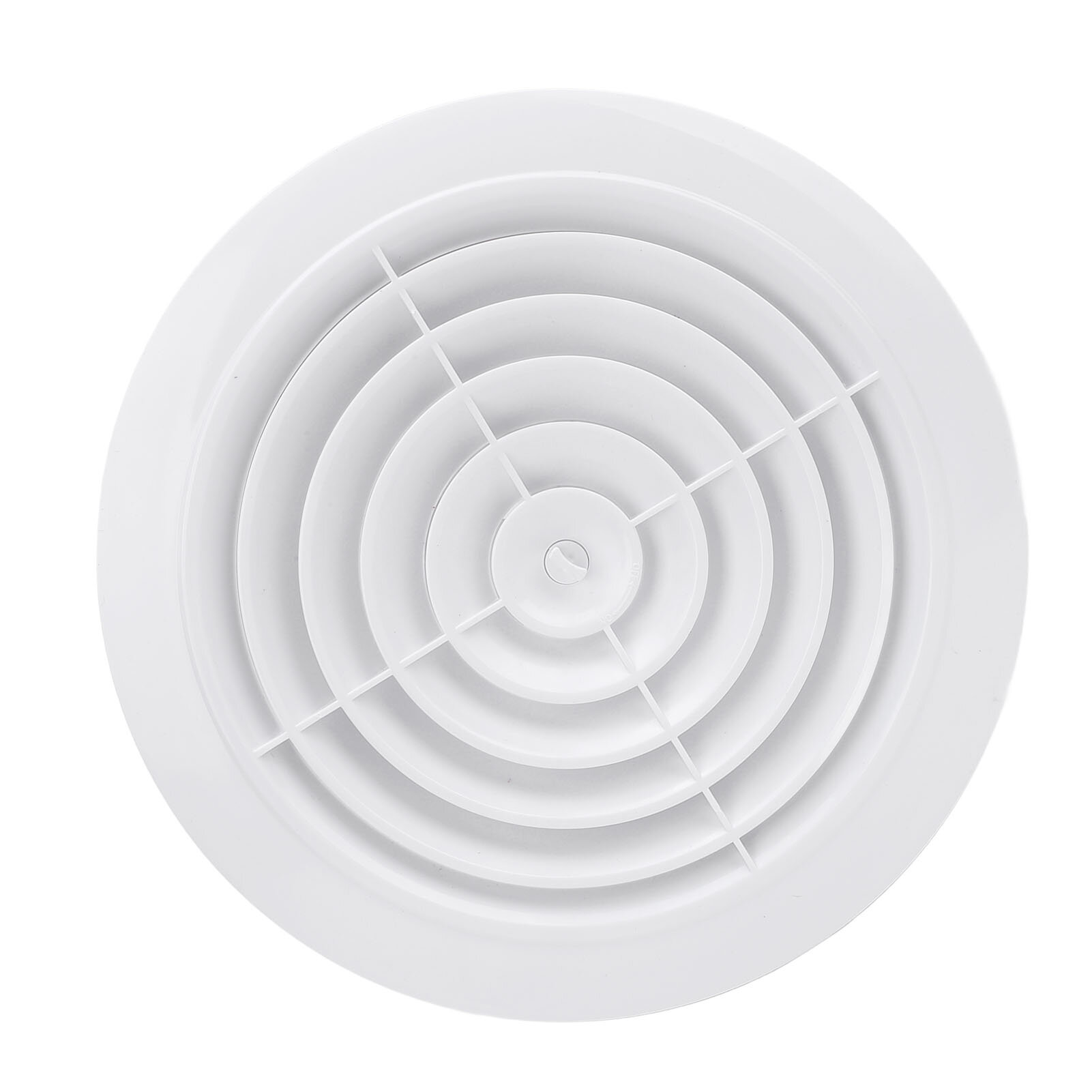 Жалюзи, круглые вентиляционные отверстия, 200 мм, белый ABS, регулируемая настенная вентиляционная крышка для ванной комнаты, офиса, кухни