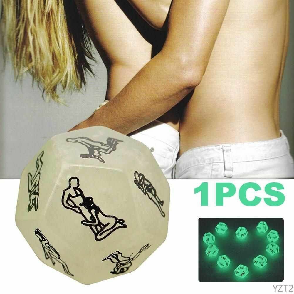 Кубики для увлекательных ночей. Игра для взрослых в позах, светящиеся и возбуждающиеYZT2