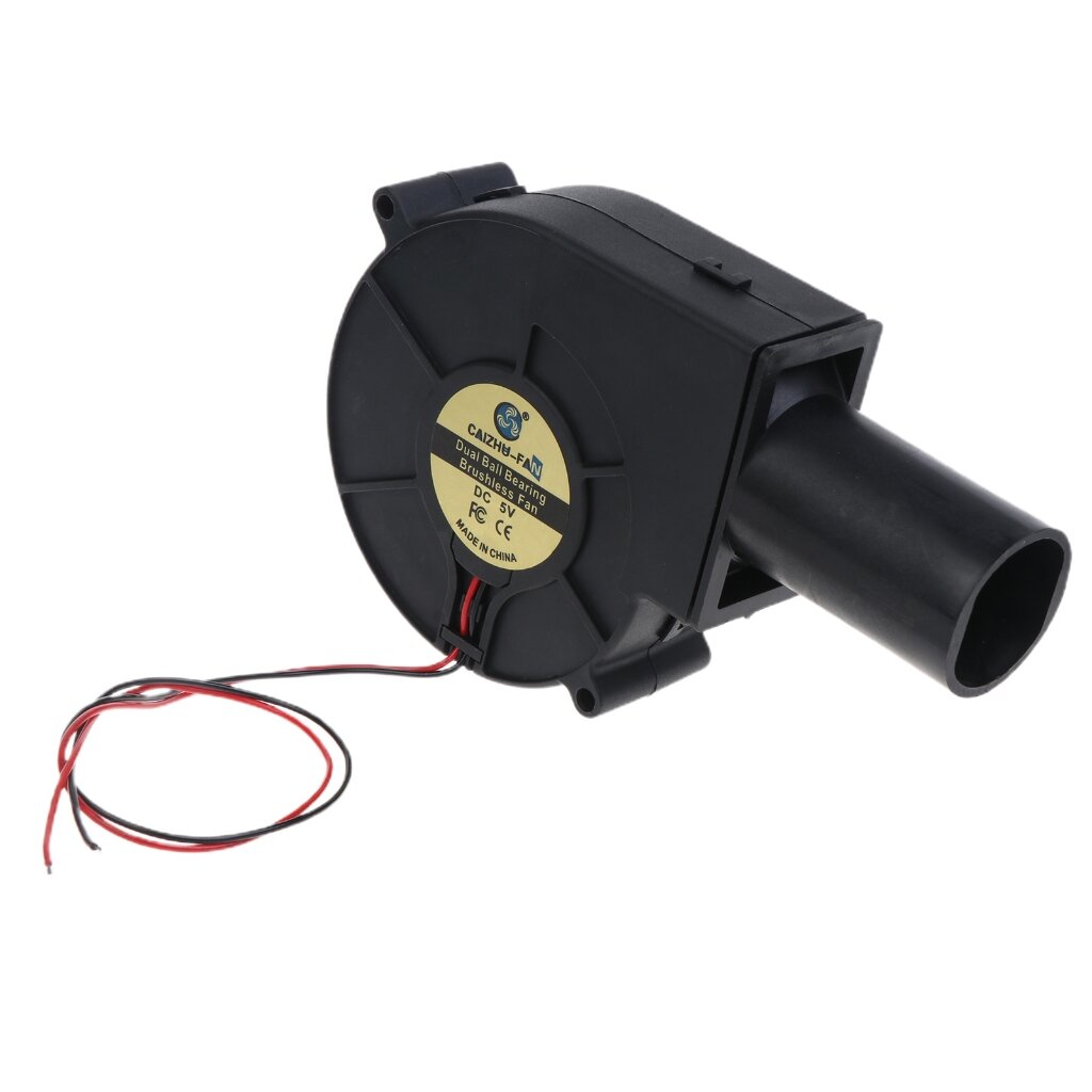 Вентилятор для барбекю 9733 для постоянного тока 5 В 12 В 24 В, вентилятор 97 мм 97 x 33 мм, центробежный вентилятор 3800R с двойным шарикоподшипником для гриля для готовки, черный