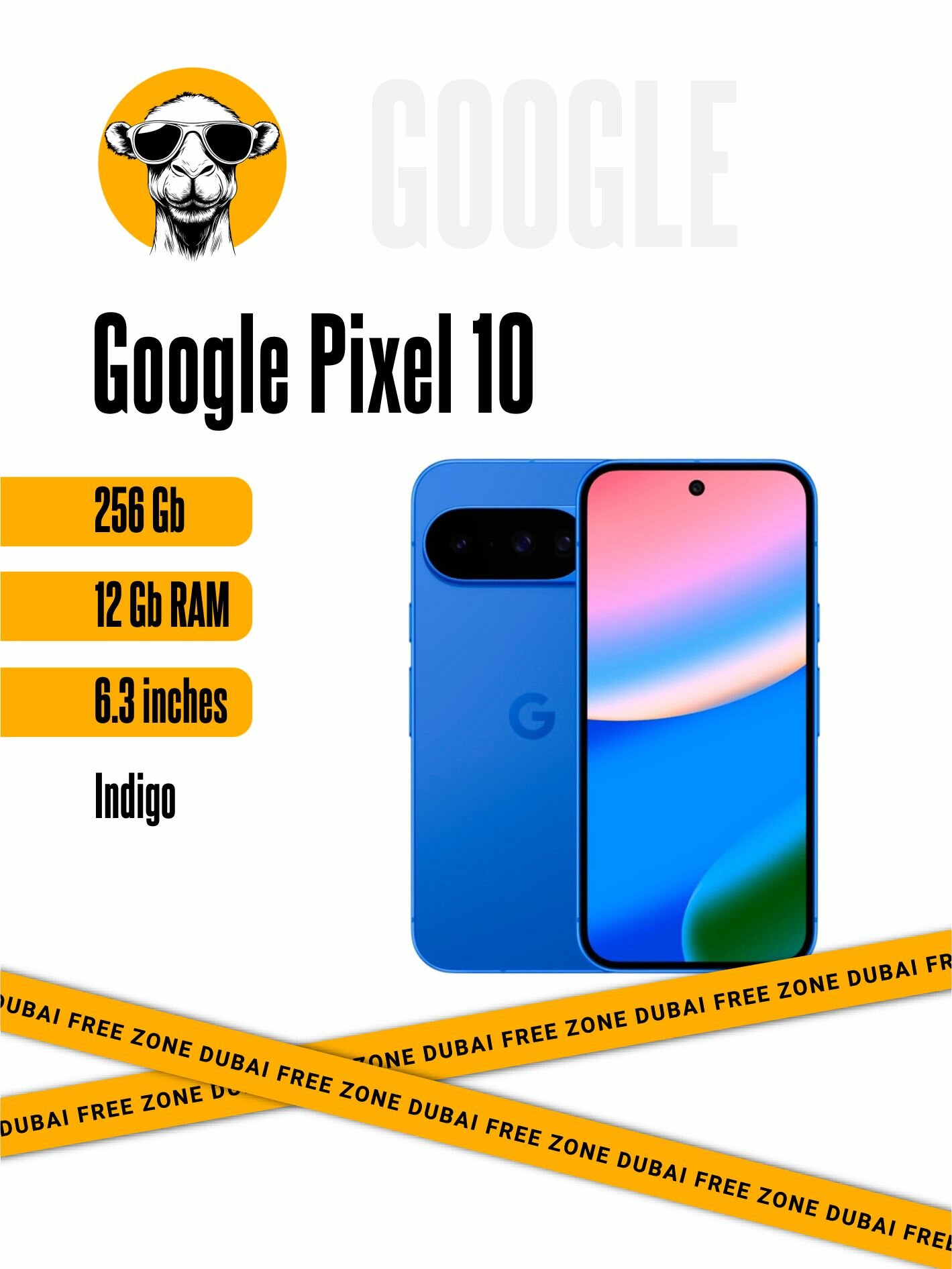 Смартфон Google Pixel 10 12/256Gb Indigo