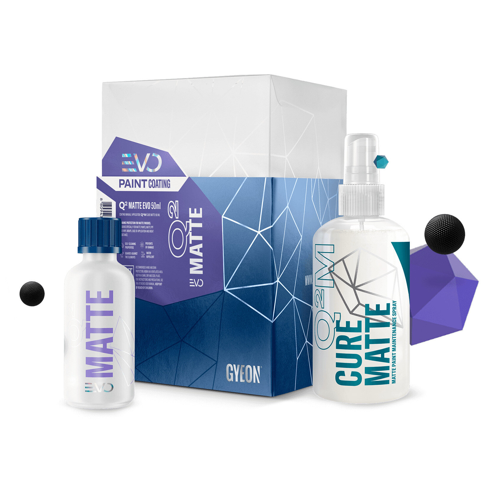 MATTE kit кварцевое защитное покрытие для матовых ЛКП и защитных пленок, 50 мл