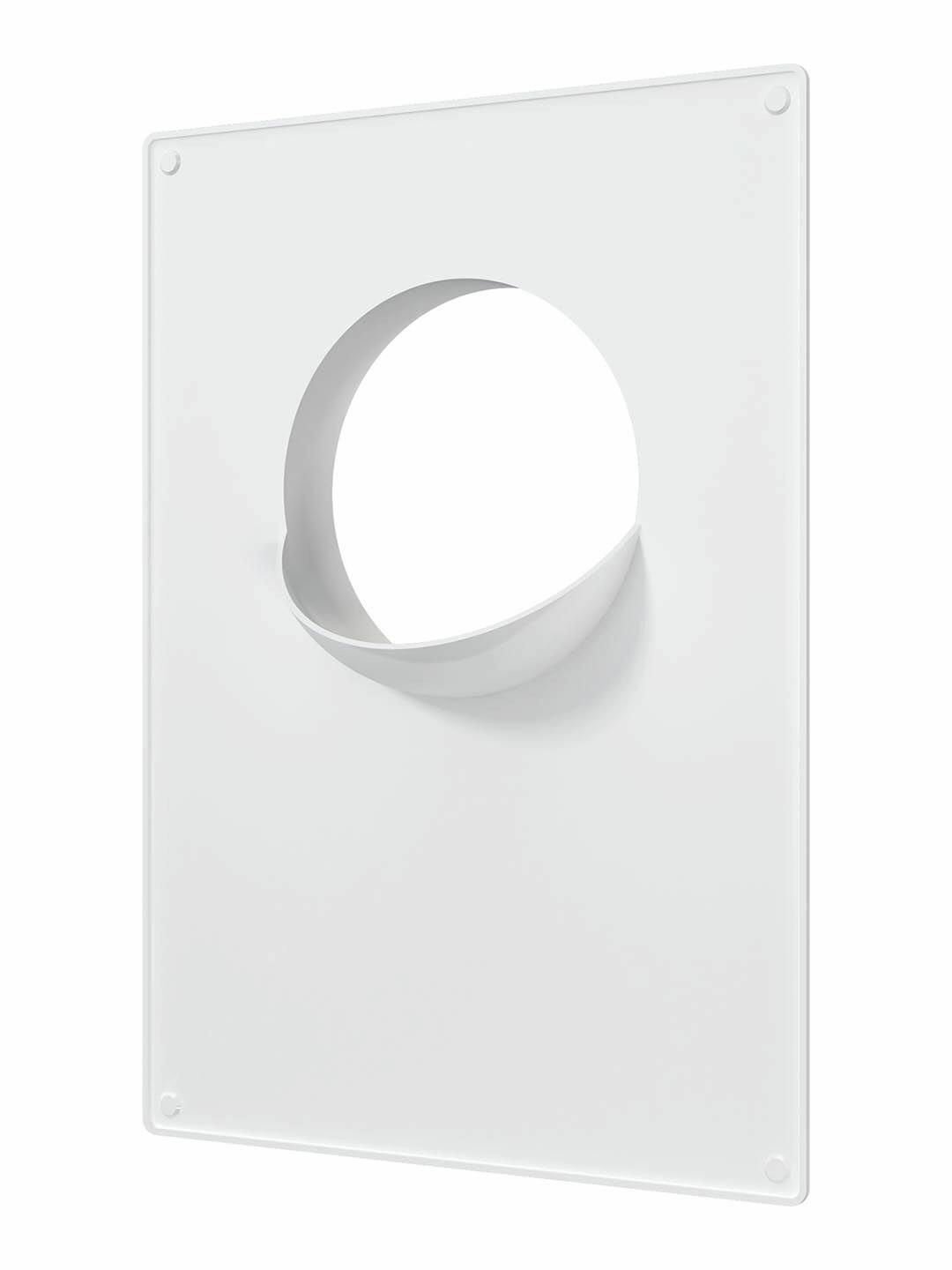 Площадка торцевая ERA пластиковая, 180х250 мм, фланец диаметр 125 мм