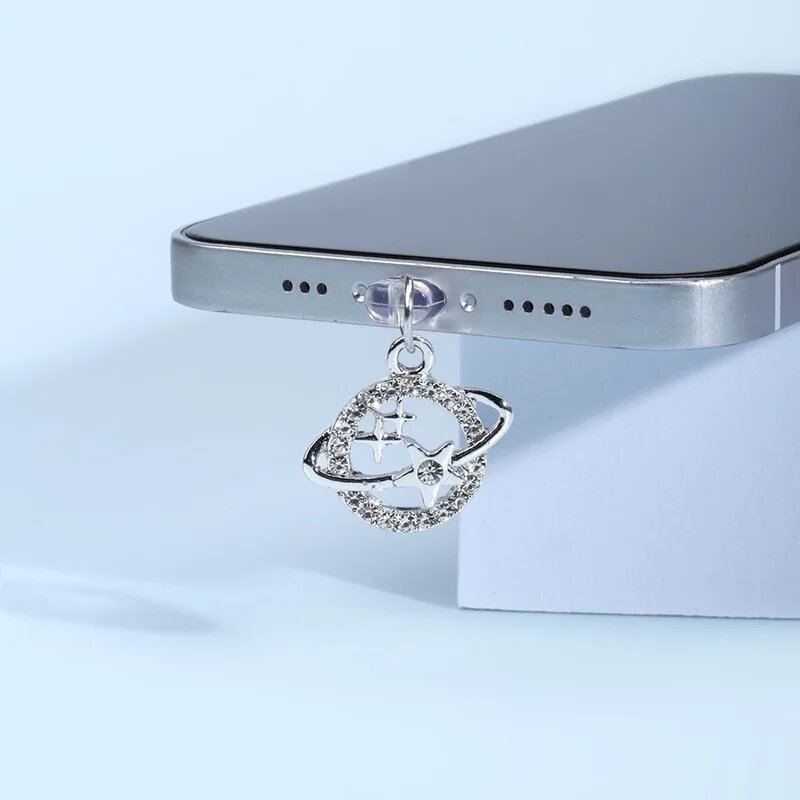 Пылезащитная заглушка Type-C, USB-порт для зарядки, силиконовая противопыльная заглушка, крышка для Iphone, Samsung, Huawei, Xiaomi, пылезащитная заглушка для телефона, cosmic planet, For Micro USB