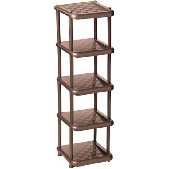 Стойка в прихожую Idea малая (5 секций) М 2708 Коричневый