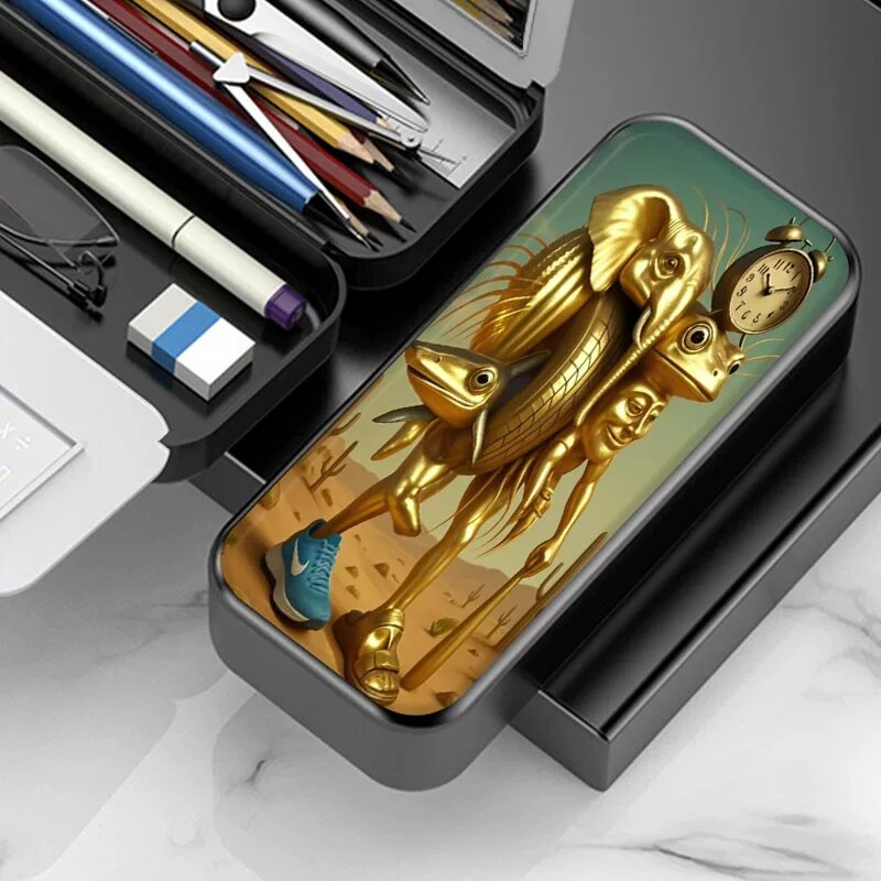 Многофункциональный детский пенал для мальчиков в американском и американском стиле с тематикой гор и моря, подходит