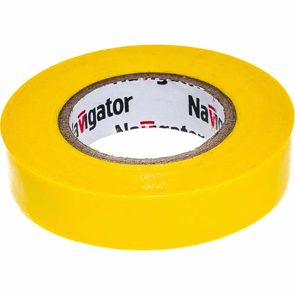 Изолента ПВХ Navigator 15мм 20м желтая NIT-B15-20/Y 71105