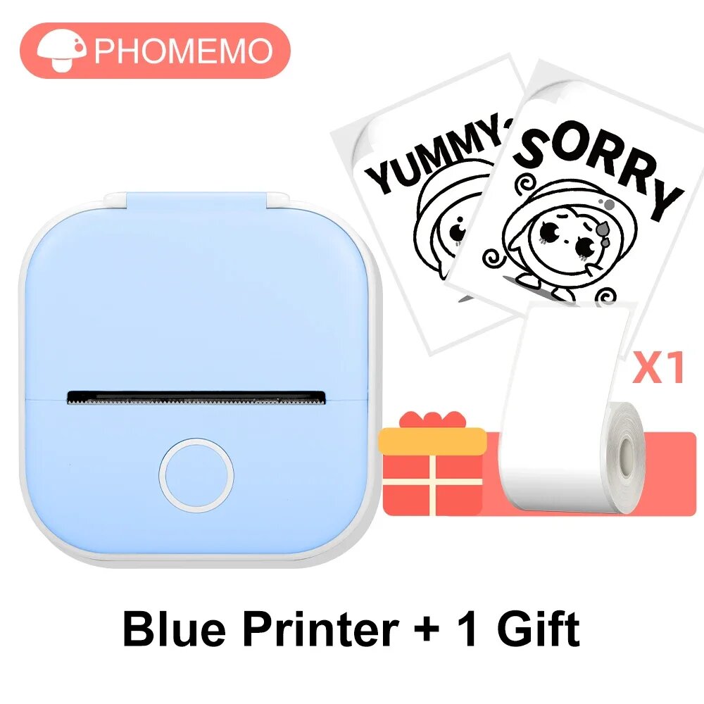 Phomemo T02 Термопринтер, Blue