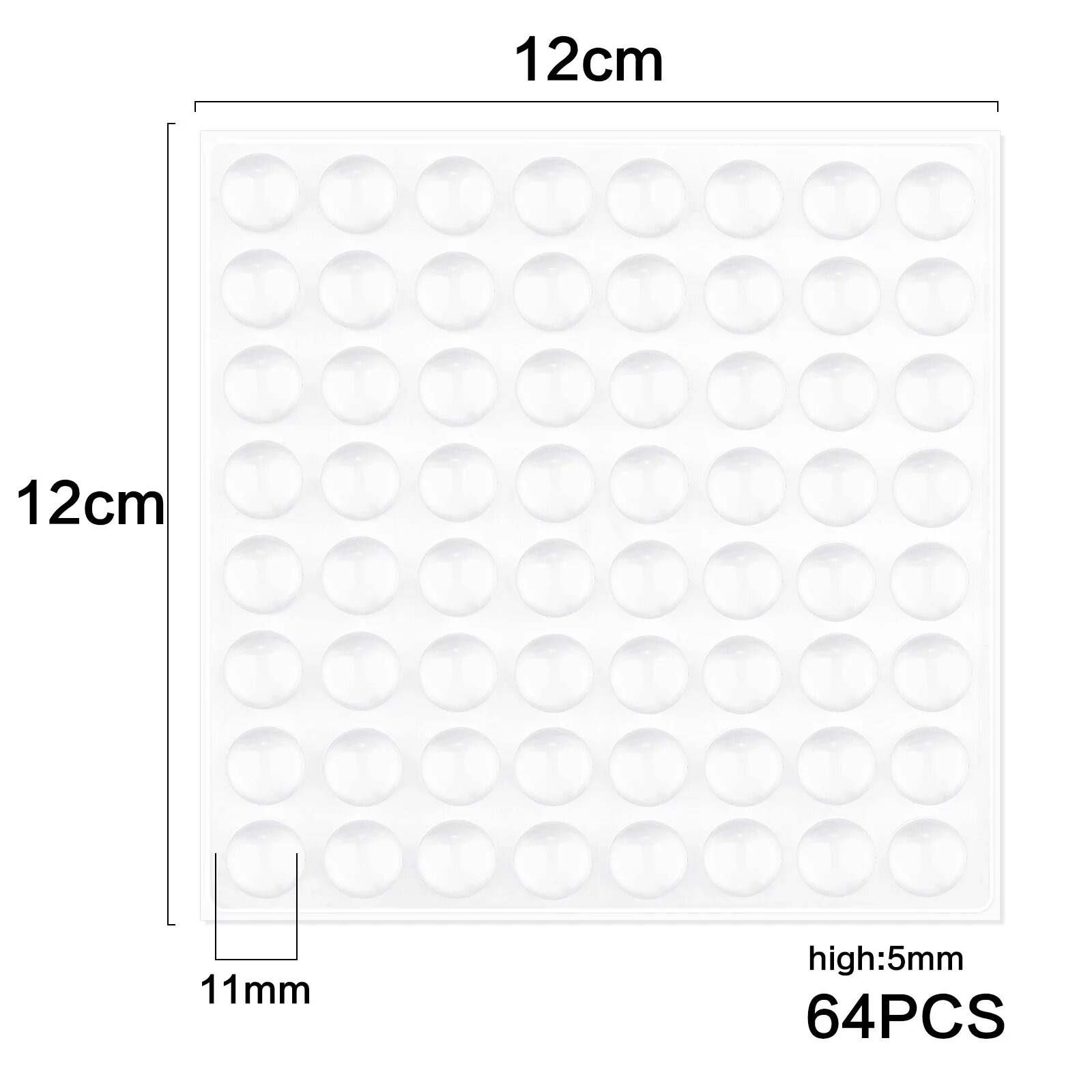 Силиконовые бамперы для мебели 64pcs