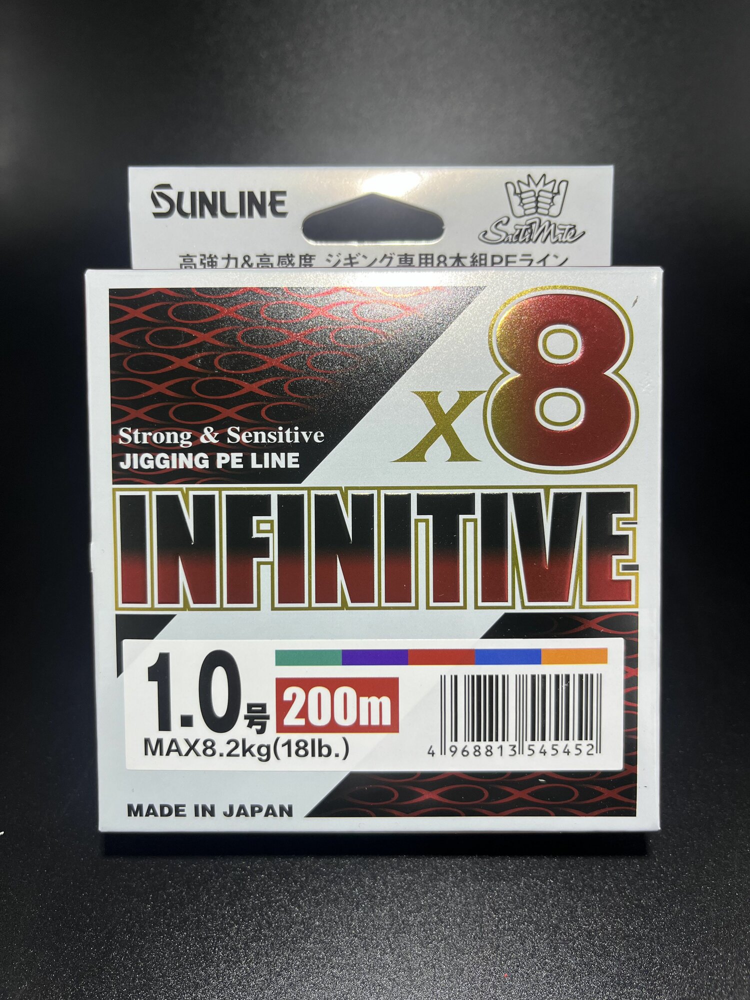 Шнур плетеный для рыбалки INFINITIVE x8 леска плетенка 1.0