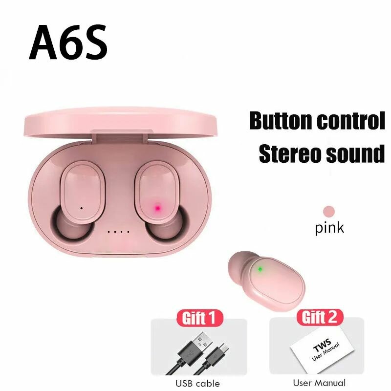 Беспроводные наушники A6S Metal