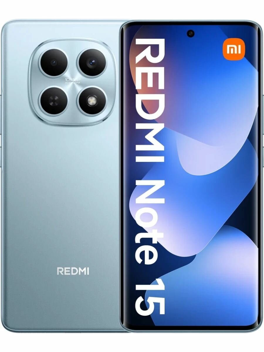 Смартфон Xiaomi REDMI Note 15 6/128Gb, голубой