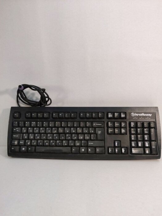 Клавиатура Kraftway KB-2971 PS/2 черный