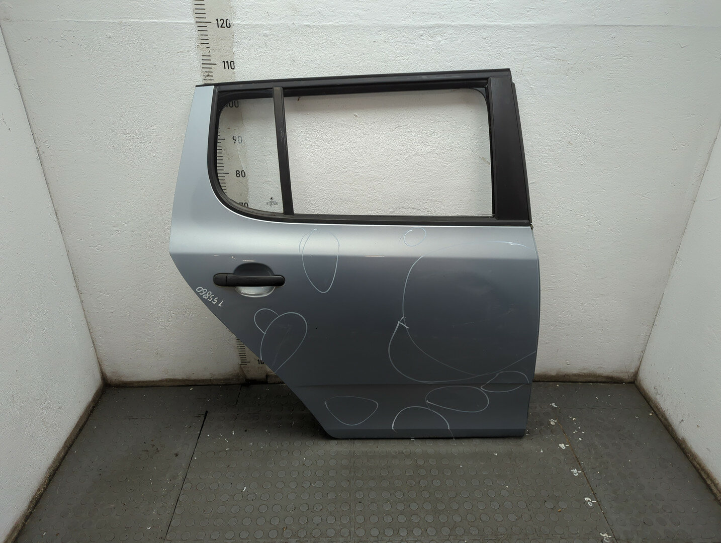 Дверь боковая (легковая) правая задняя Skoda Fabia Б/У