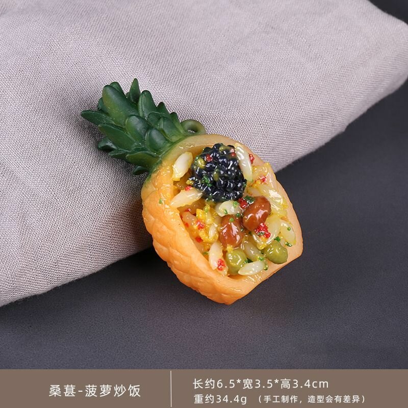 Симуляция ананаса, рисовая модель, фрукты, креветки, кукуруза, бобы, декорации для рисовой сцены, игрушки для раннего развития