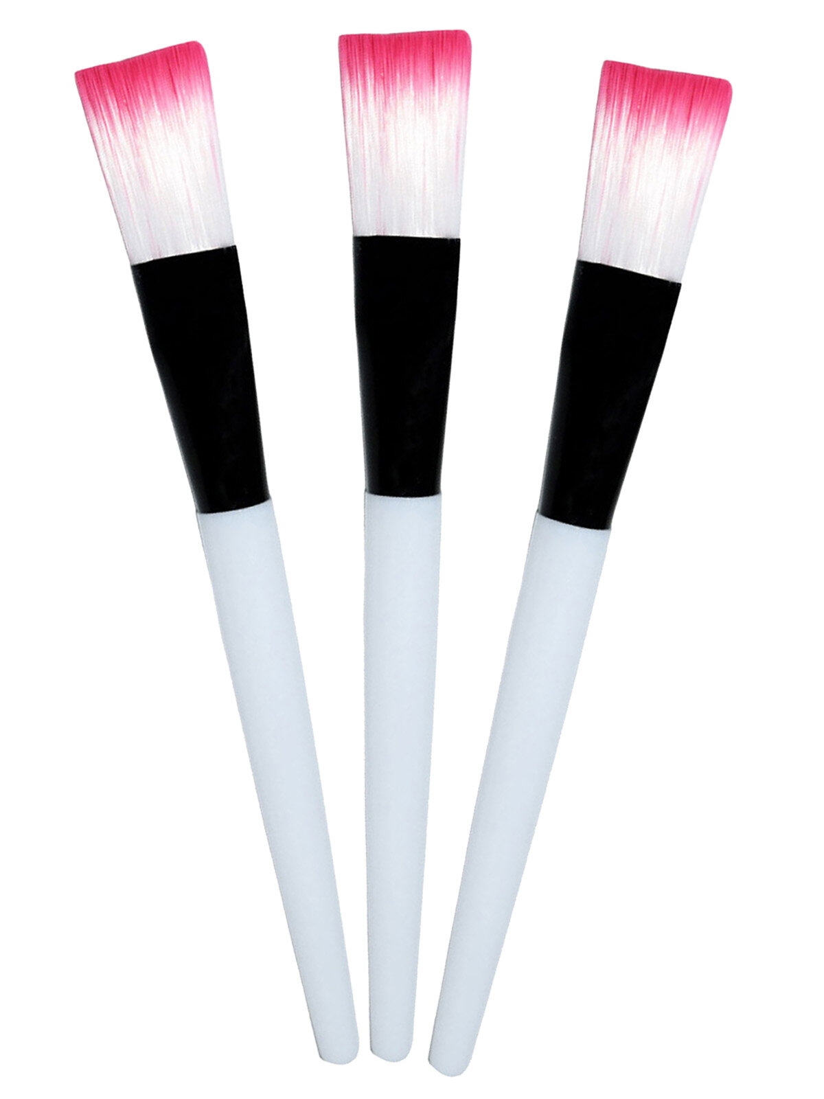 Кисть для нанесения косметических масок, ворс - нейлон, длина 13,5 см х 3 шт