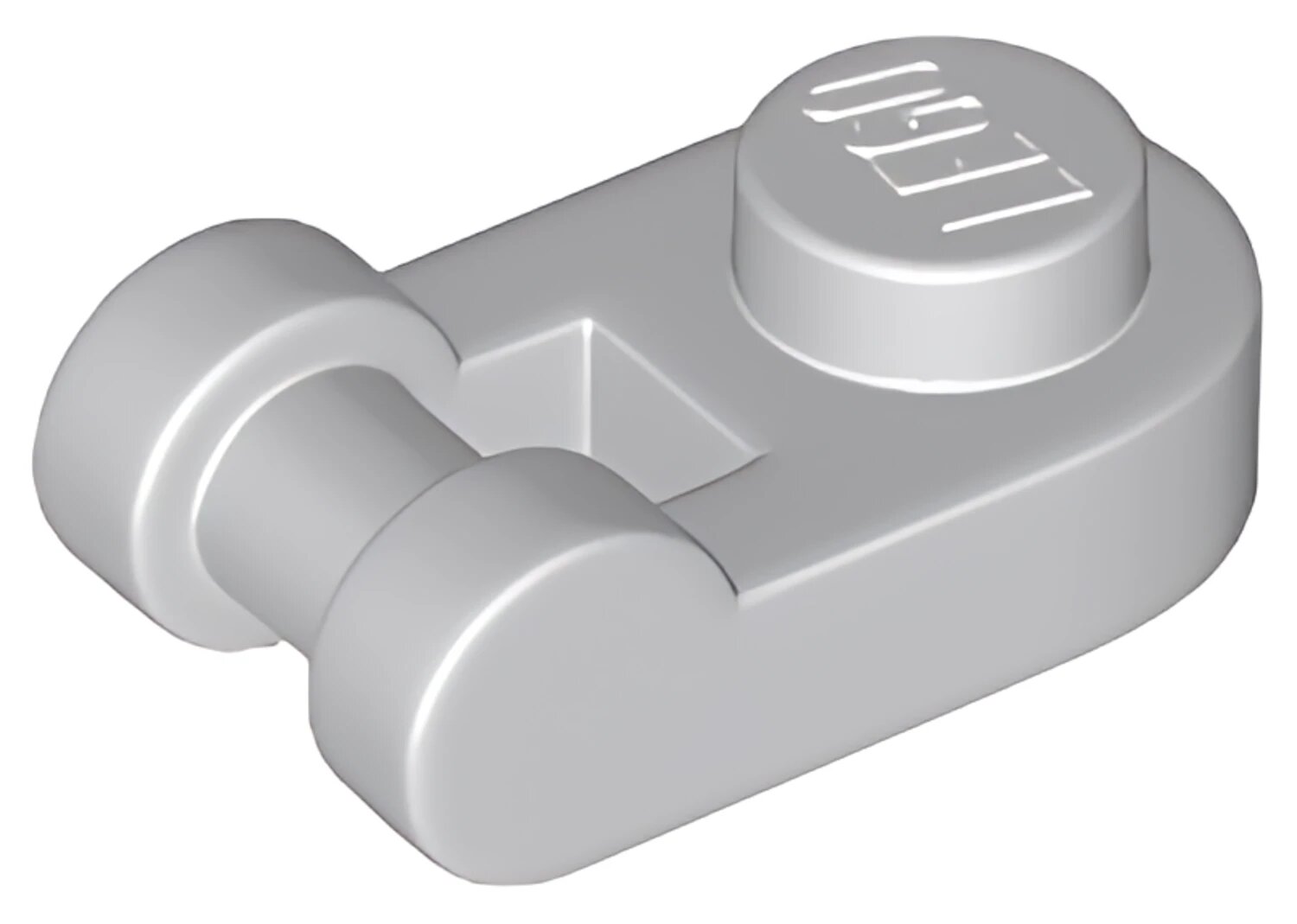 Деталь LEGO Пластина Lego круглая Plate, Round 1 x 1 with Bar Handle 26047 Light Bluish Gray U