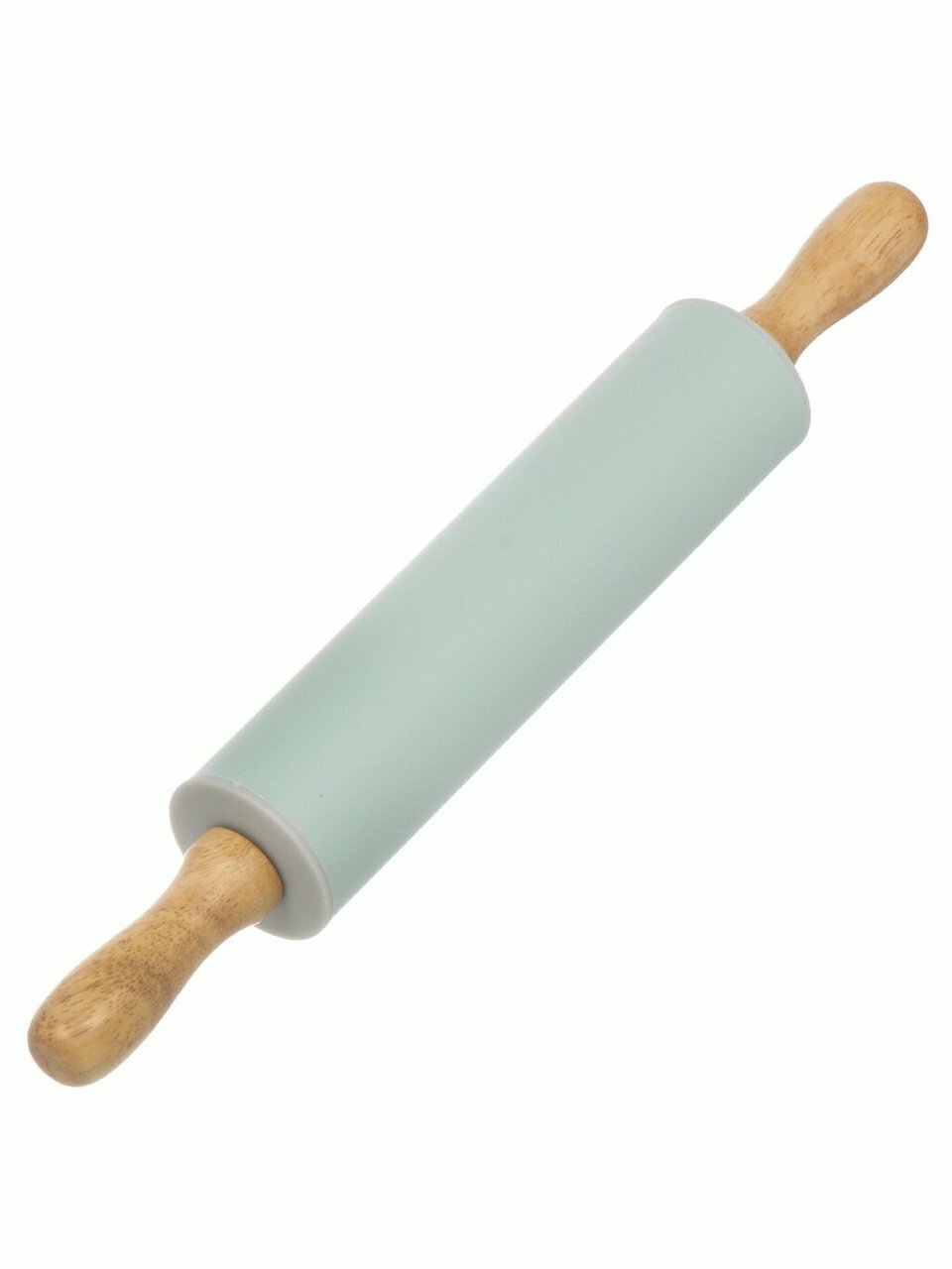 Скалка дерево, силикон, 31х4.2 см, 31х4.2х4.2 см, Y4-8706