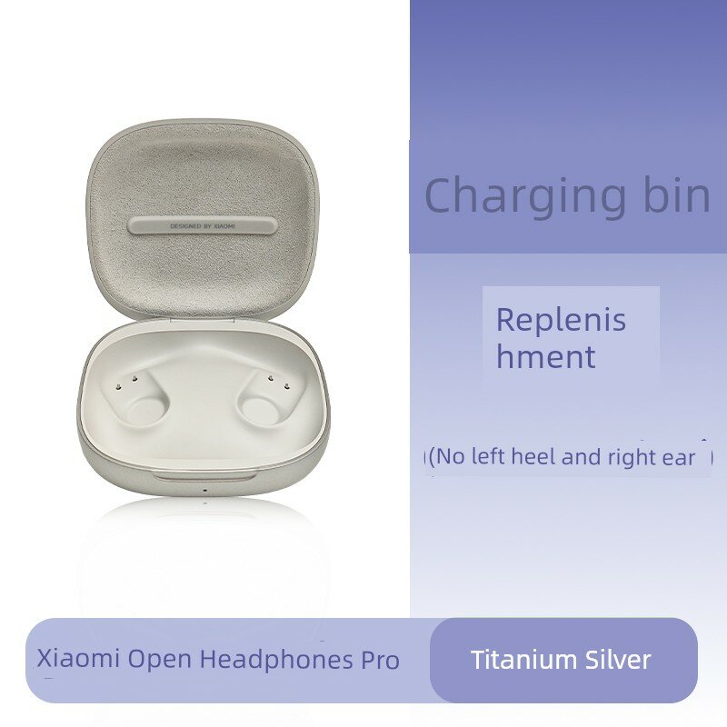 Xiaomi Open Earphones Pro Зарядный кейс замена, серебристый, 95% новое состояние, оригинальная деталь OEM для Bluetooth