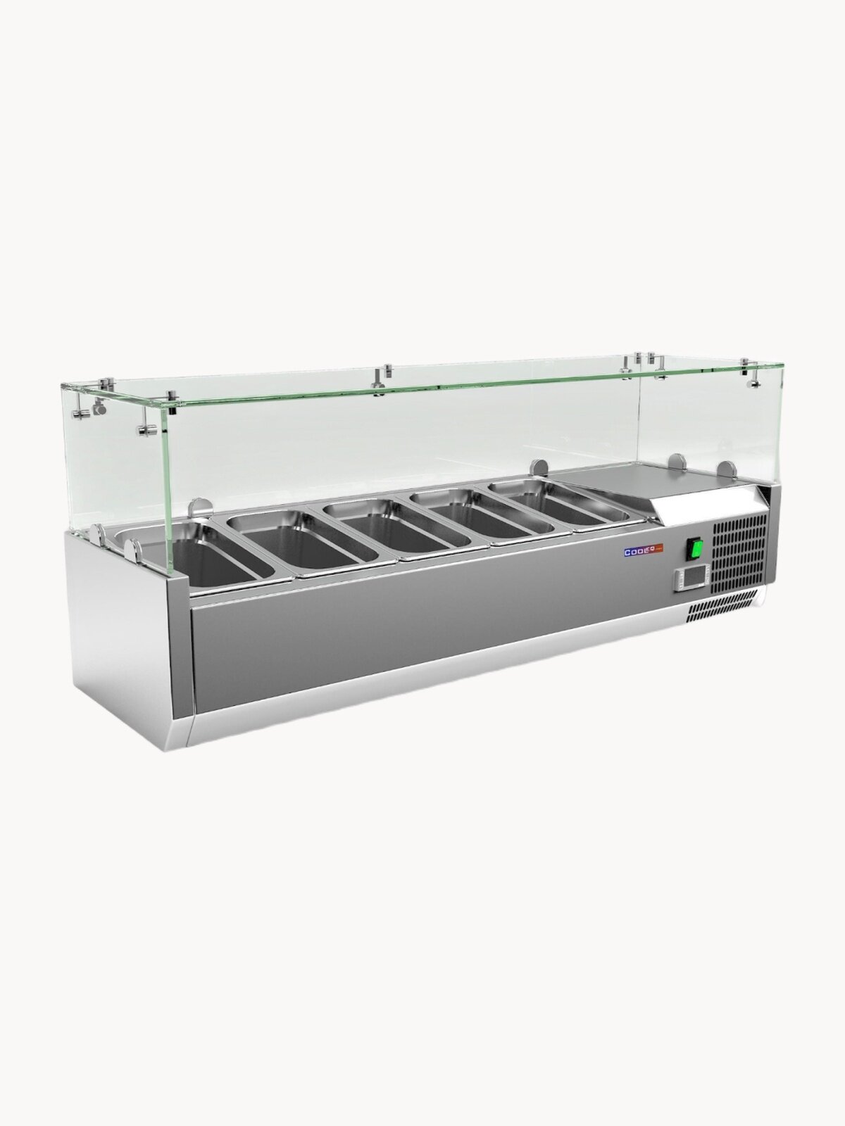 Витрина холодильная настольная Cooleq VRX 1200/330, витрина для десертов