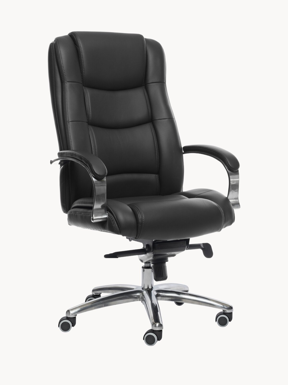 Кресло руководителя World of Comfort офисное Элегант-X-SIZE, экокожа, черное