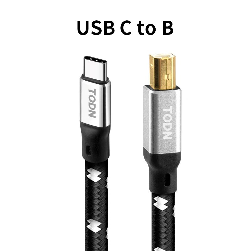 Todn USB-кабель DAC Type C - Type B 6N OFC USB C to B, 0.5m