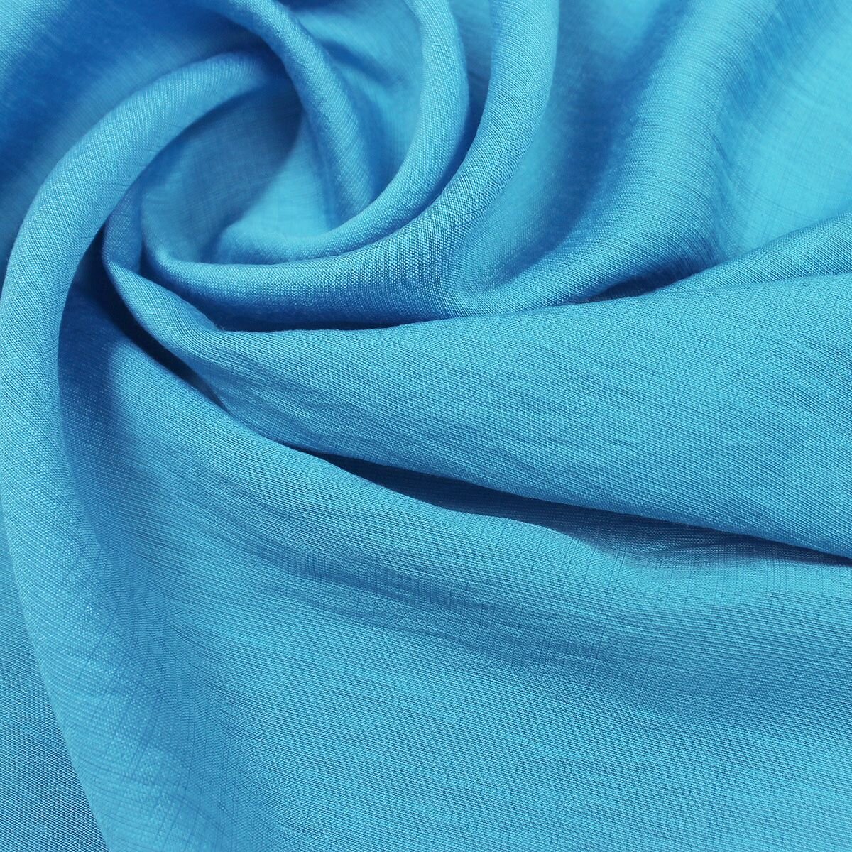 Плательная ткань "Ткани-100" 1,4 х 3 метра, бирюзовая, 80 % вискоза, 20 % нейлон