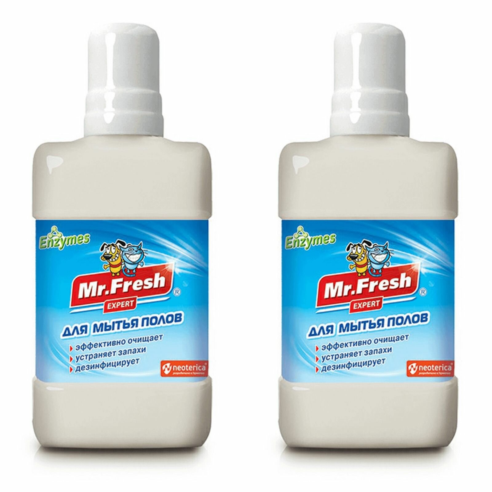 Mr.Fresh Средство для мытья полов F411 Expert, 300 мл, 2 шт
