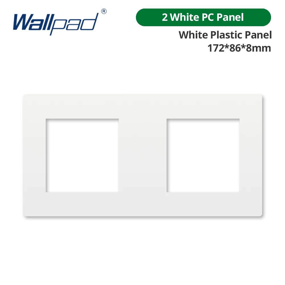 Wallpad настенная розетка 1/2/3 Gang с механическим выключателем 2 Plastic Frame