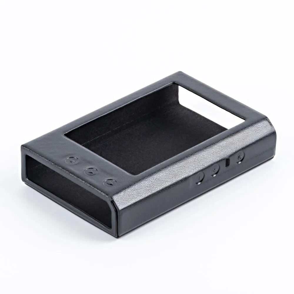 Кожаный чехол для TempoTec V3 DAP MP3-плеера, черный, противоударный, для защиты от царапин — фото 1