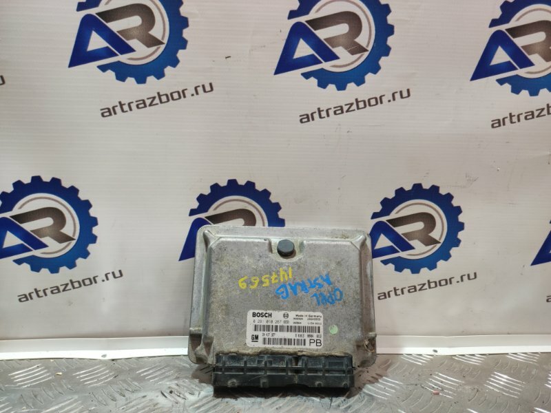 Б/У Блок управления двигателем Opel Astra G / Опель Астра G 2002